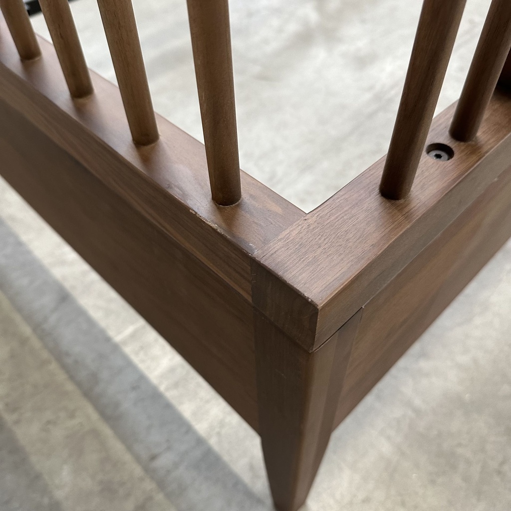 Walnut Spindle bed | Re-loved